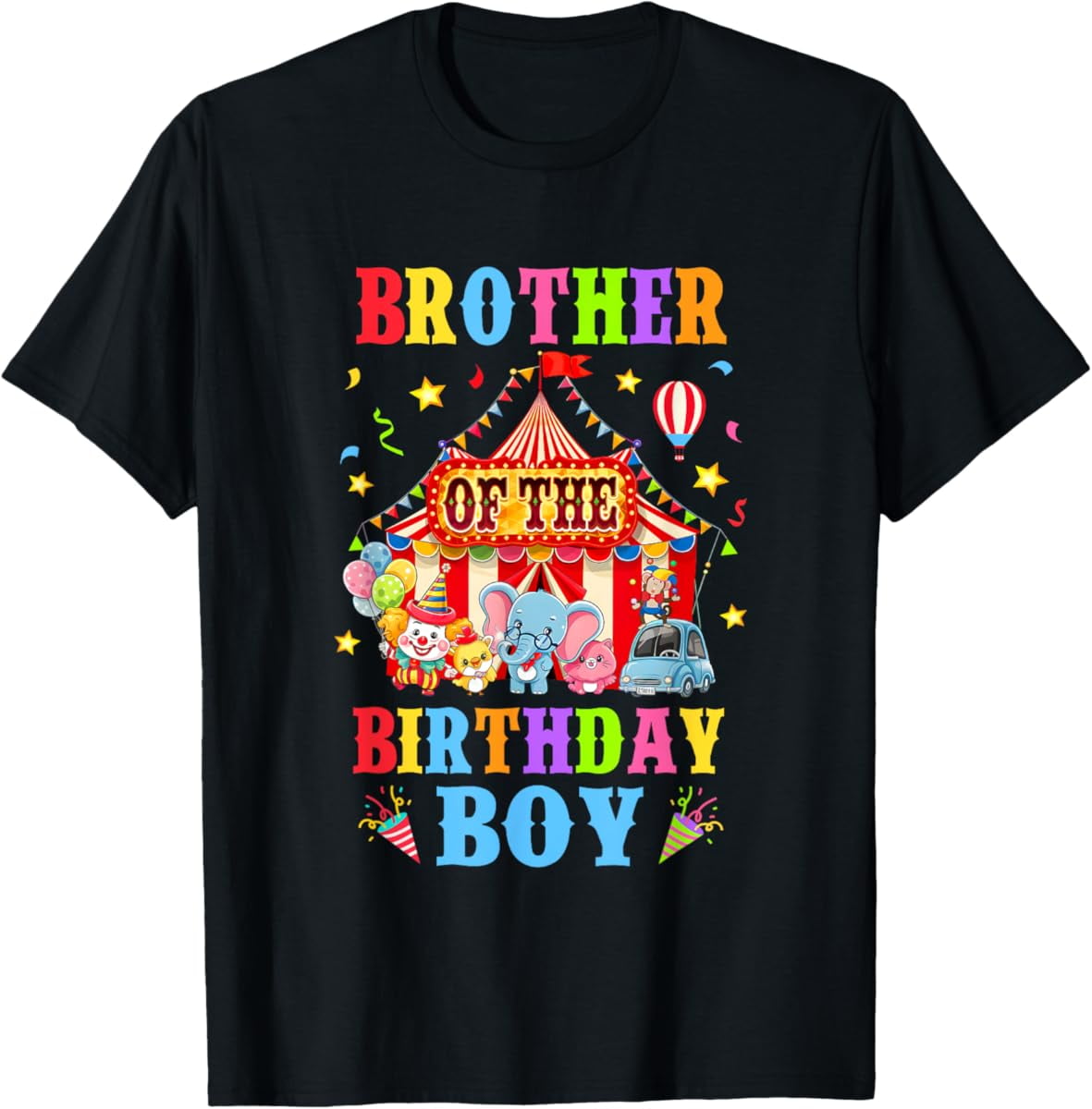 Brother Of The Birthday For Circus Carnival Theme Party Unisex Men ...