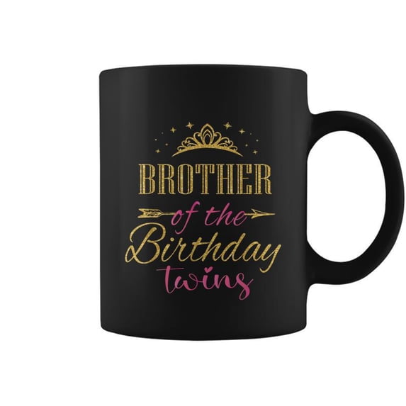 Brother Of The Birthday Twins Kids Party Graphic Design Prin - Walmart.com