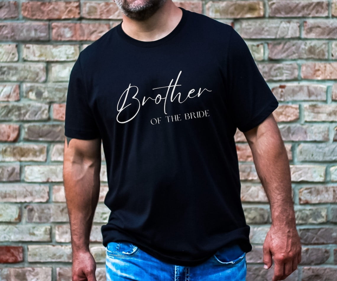 Brother Of The Bride Shirt, Family Of Bride Tshirt, Bridal Party Tee ...