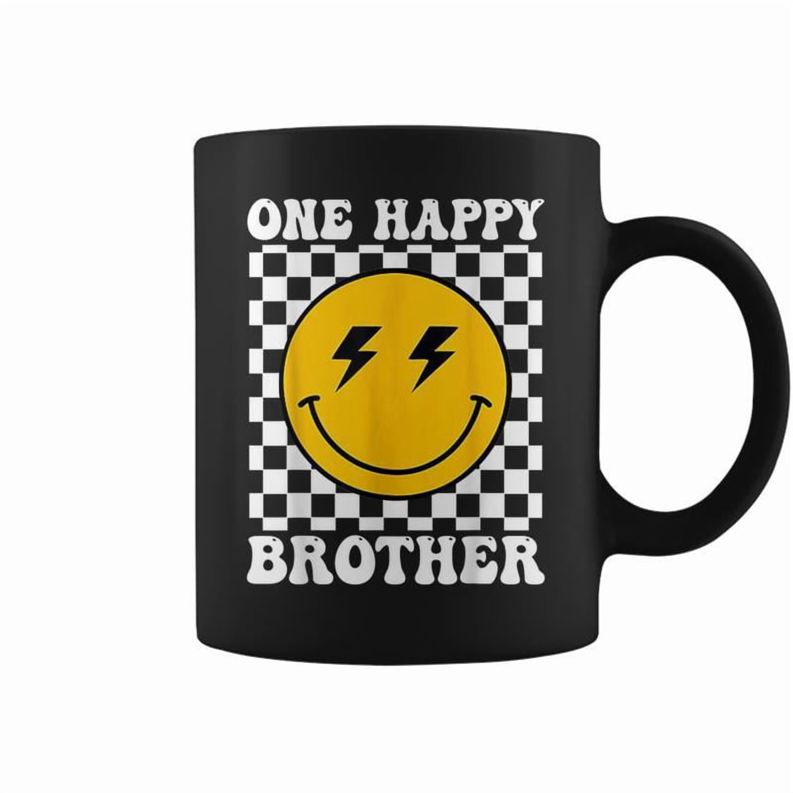 Brother One Happy Dude Birthday Theme Family Matching Coffee Mugs ...