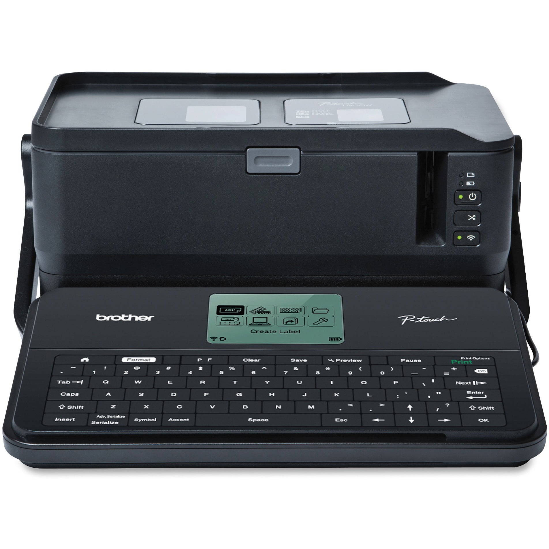 Brother P-Touch PTD800W Commercial/Lite Industrial Portable Label Maker ...