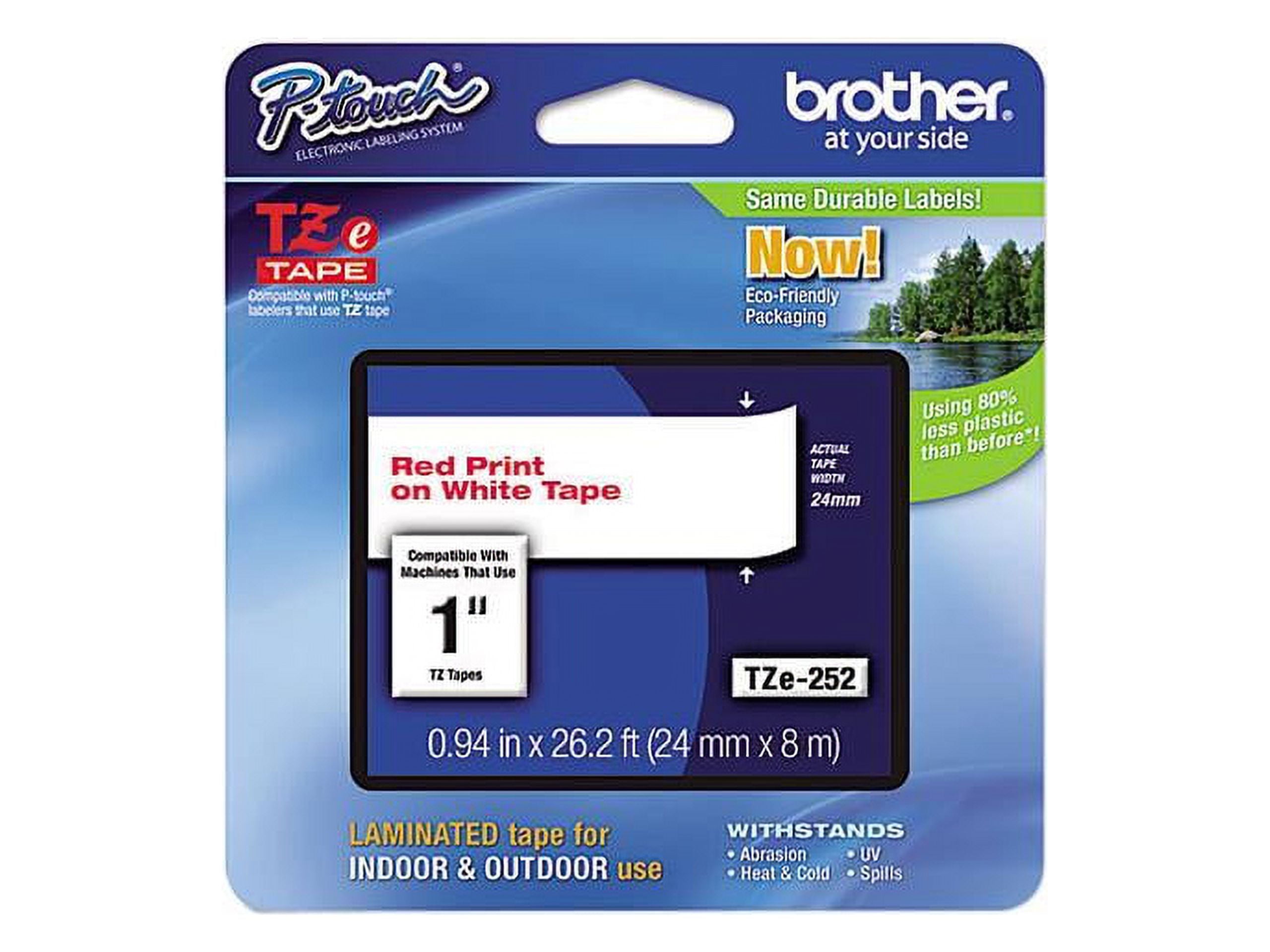 Brother P-Touch TZe Laminated Tape, 1 Each (Quantity) - Walmart.com