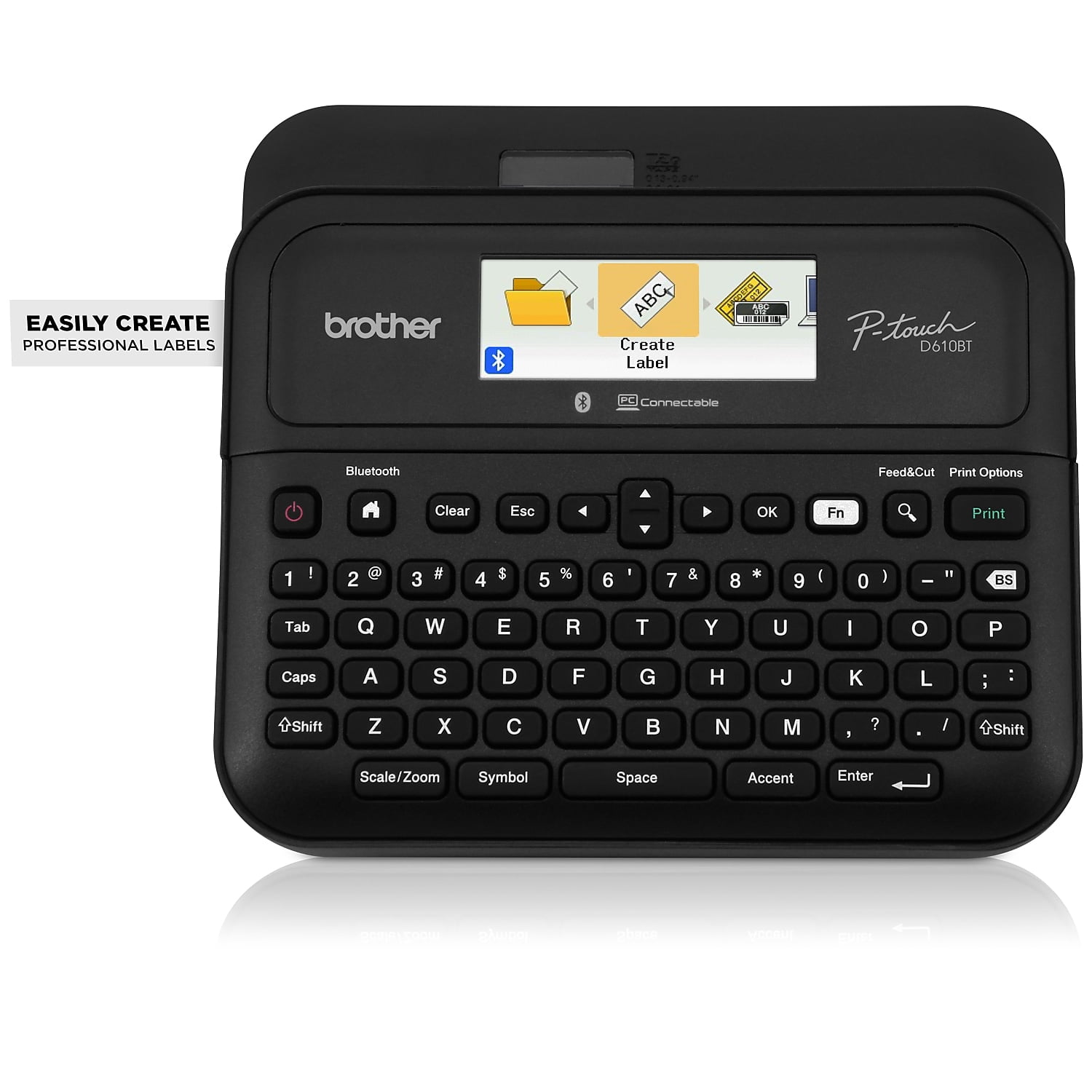 Brother P-touch PT-D610BT Professional Bluetooth Electronic Label Maker ...