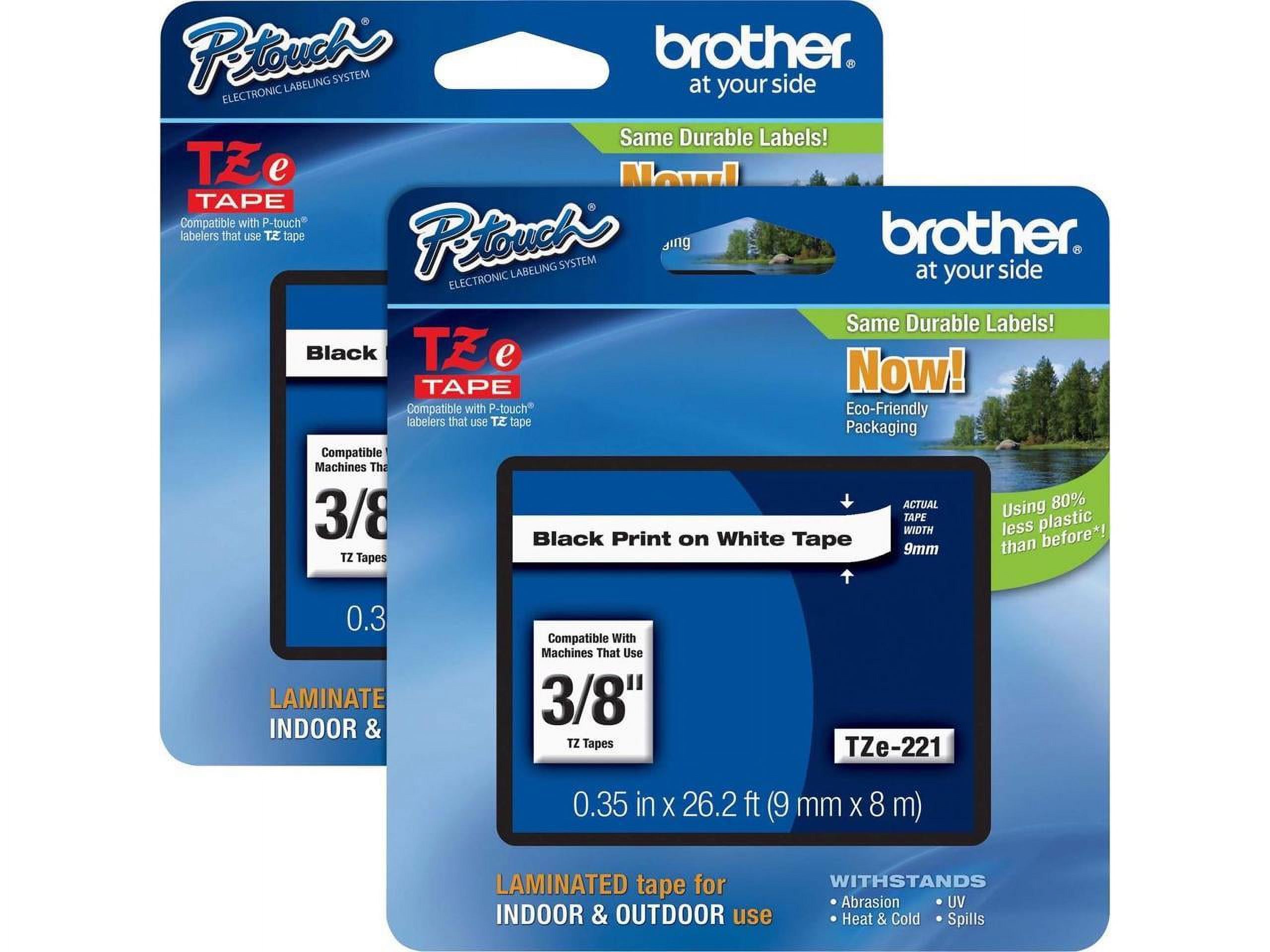 Brother P-touch Labels for Organizing Office Equipment & Supplies ...