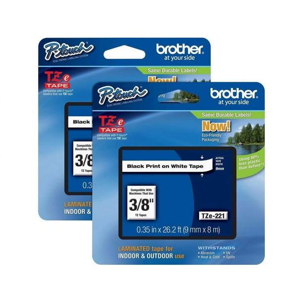 Brother P-touch TZe Laminated Tape Cartridges - Walmart Business Supplies