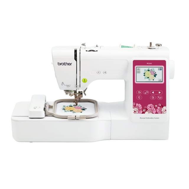 Brother PE545 Stitching Embroidery Machine with Built-in Designs and ...