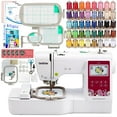 Brother PE545 Embroidery Machine with Hoops & Embroidery Threads ...