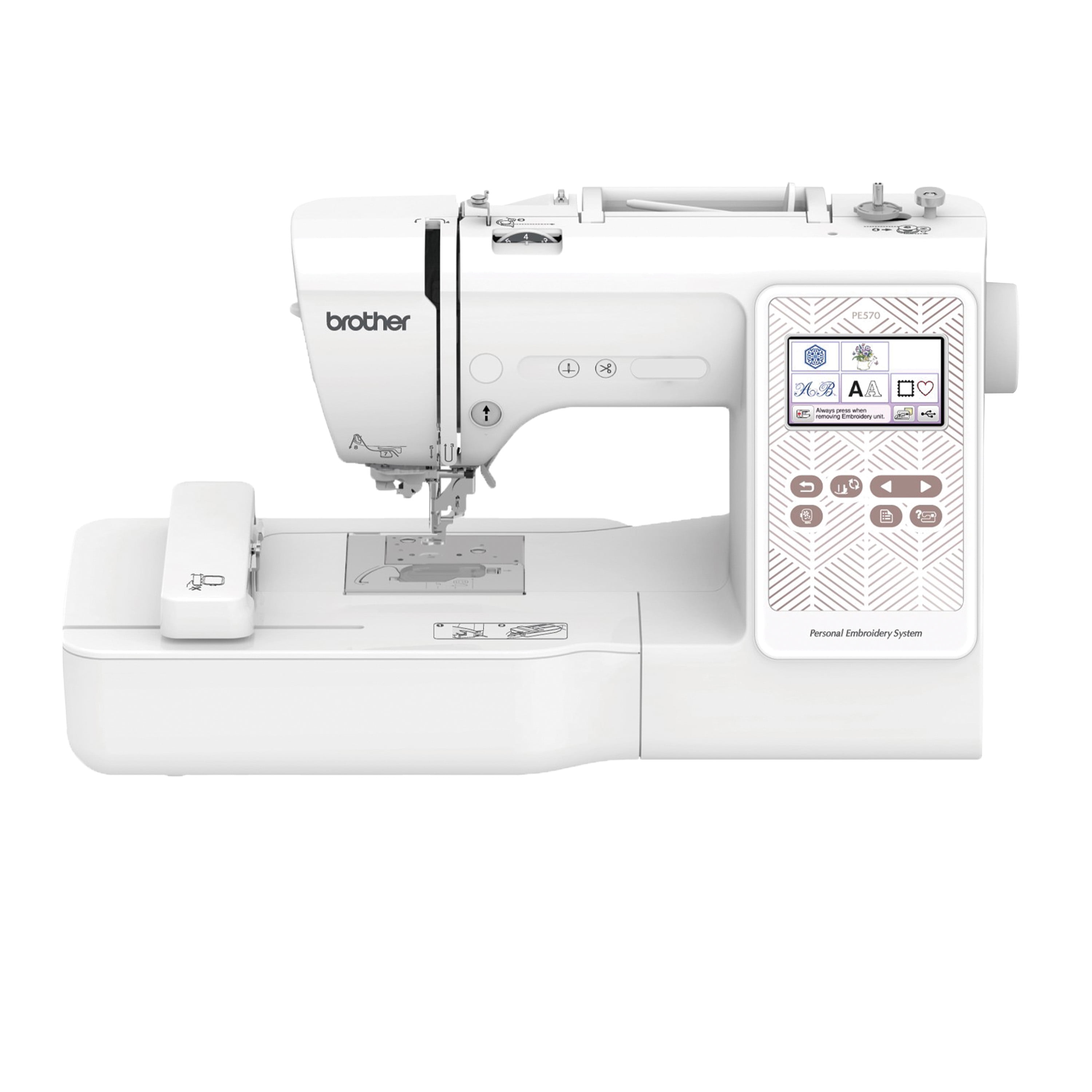 Brother PE570 Embroidery Machine with 135 Built-in Designs, Wireless ...