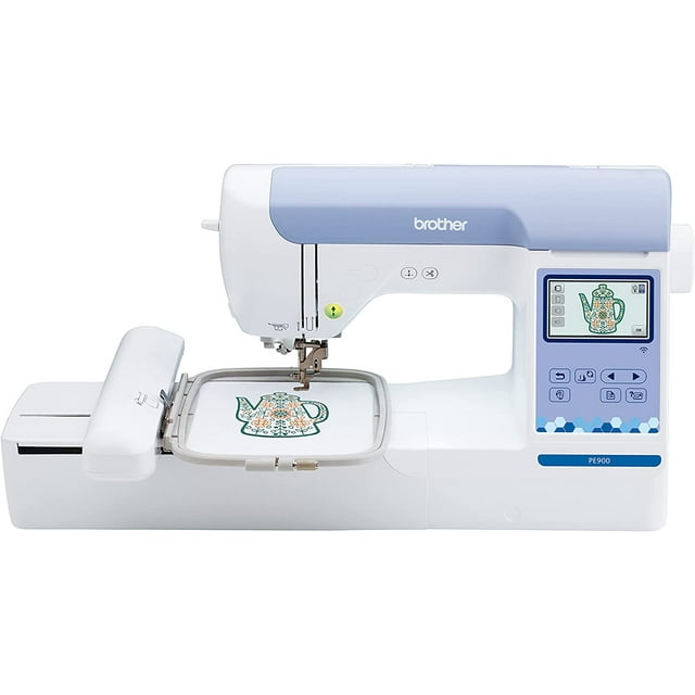 Brother PE900 5" x 7" Embroidery Machine w/ Full Color LCD Screen + 13 ...
