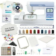 Brother PE800 Embroidery Machine, 5x7 Area, LCD, Stitching Designs ...