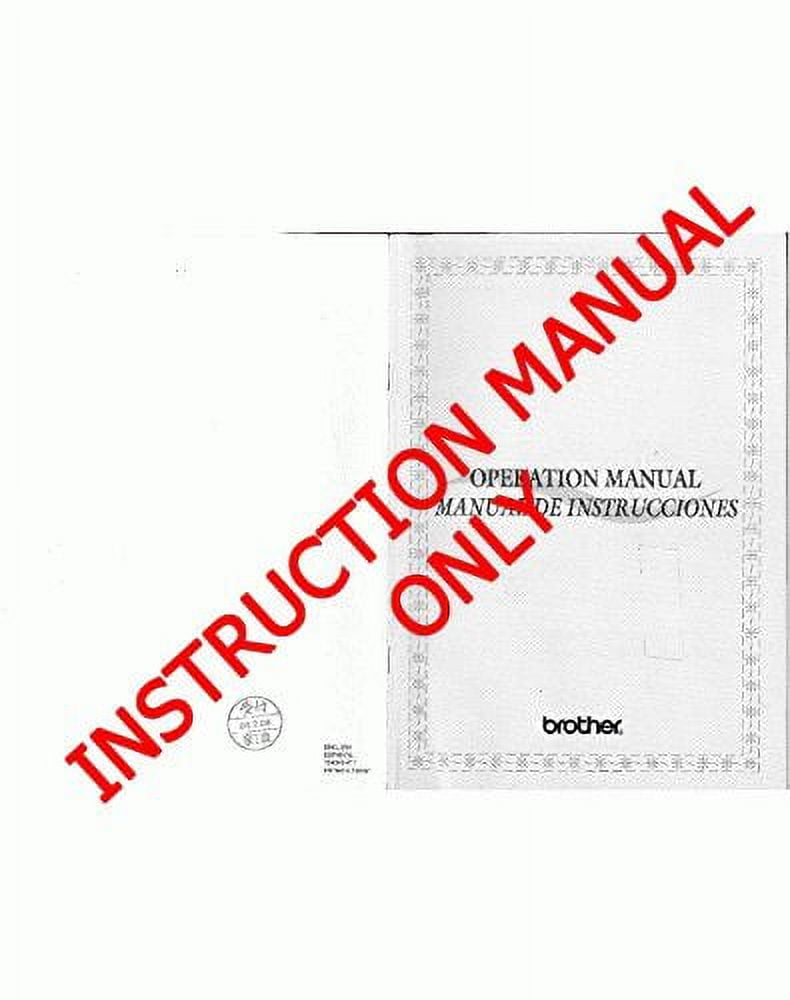 Brother PS-1000 Sewing Machine Owners Instruction Manual - Walmart.com
