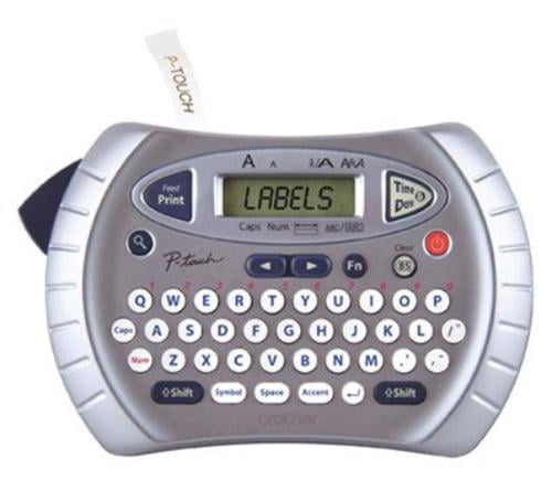 Brother Personal Handheld Label Maker, Silver/Blue - Walmart.com
