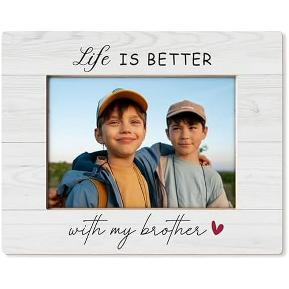 Brother Picture Frame 5x7, Brother Gifts for Birthday Christmas, Big ...