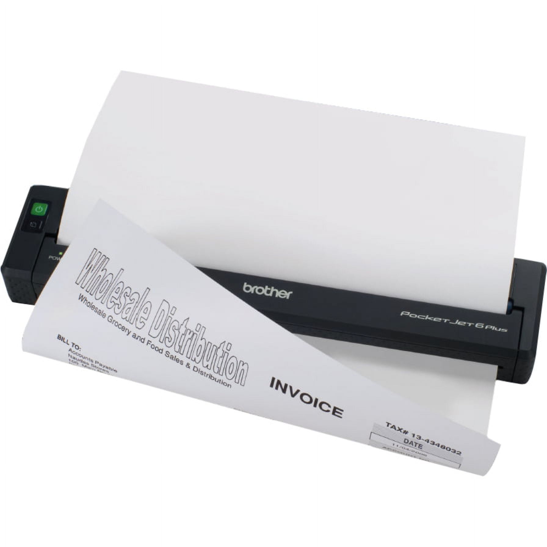 Brother PocketJet 6 Plus Direct Thermal Printer, Monochrome, Portable ...