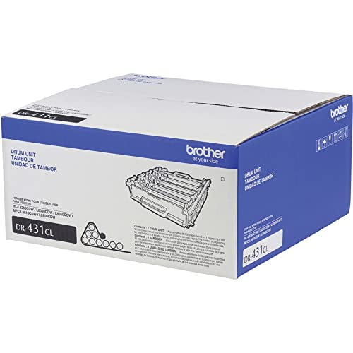 Brother Printer DR431CL Drum Unit-Retail Packaging , White - Walmart.com