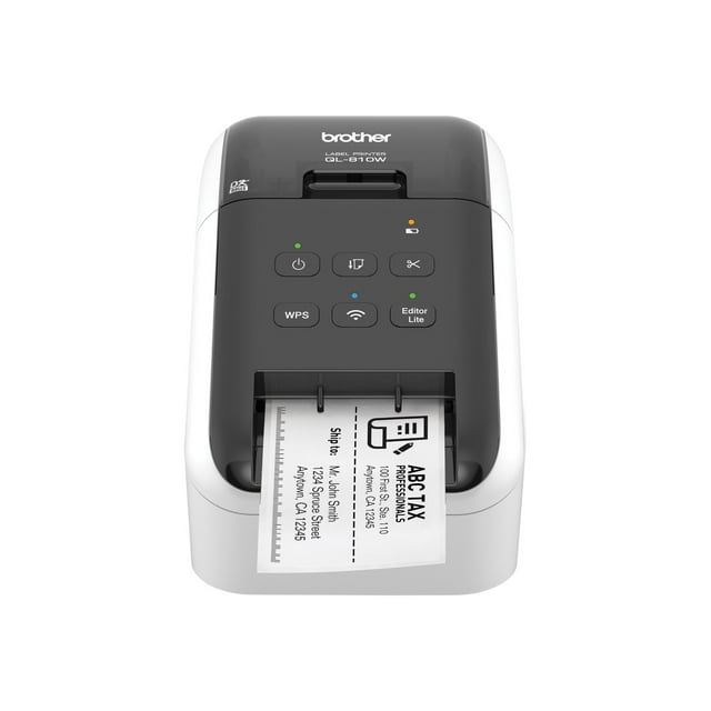 Brother QL-810W Ultra-Fast Direct Thermal Label Printer – Wireless, USB ...