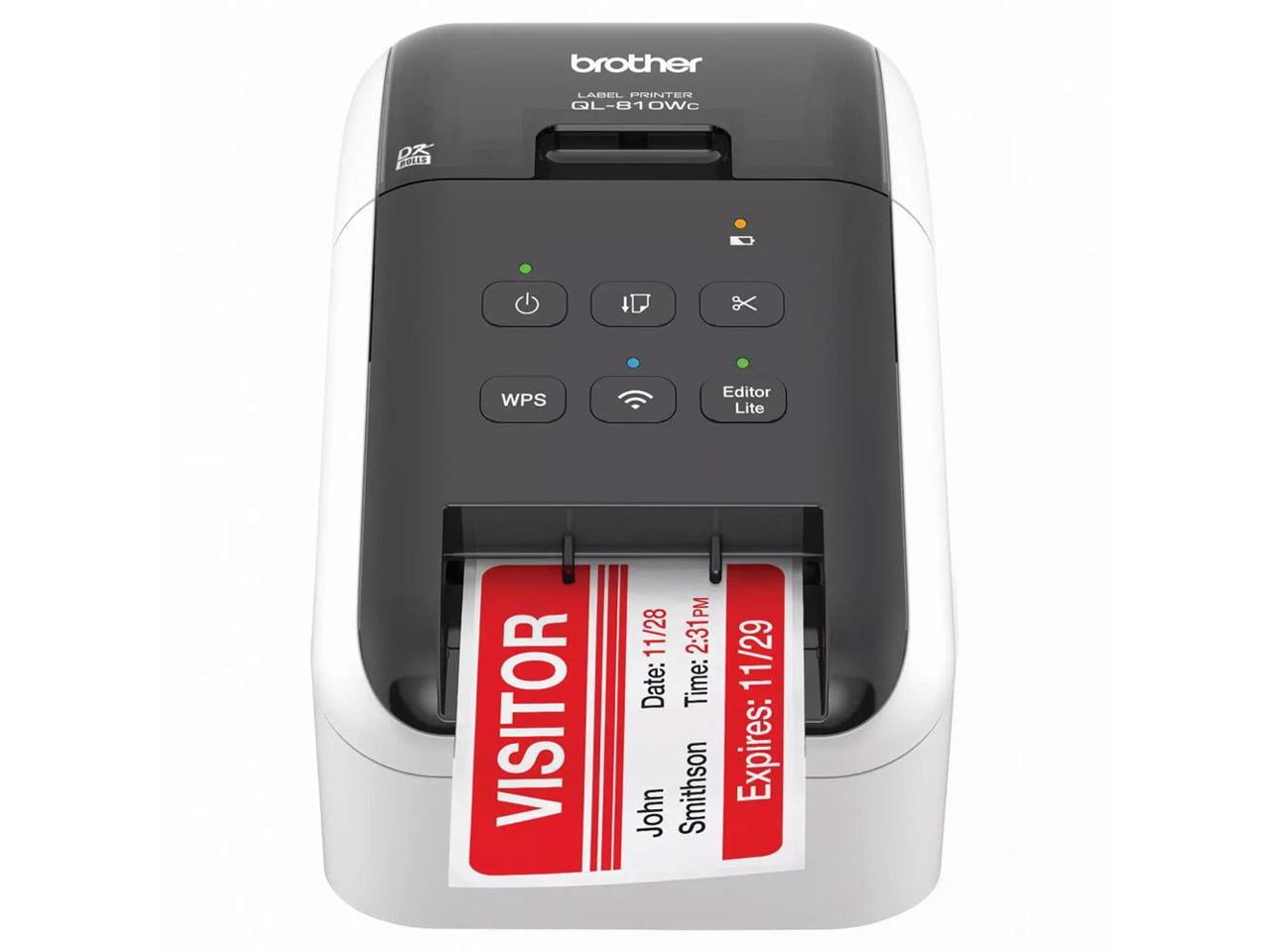 Brother QL-810WC Desktop Direct Thermal Printer Two-color Label Print ...