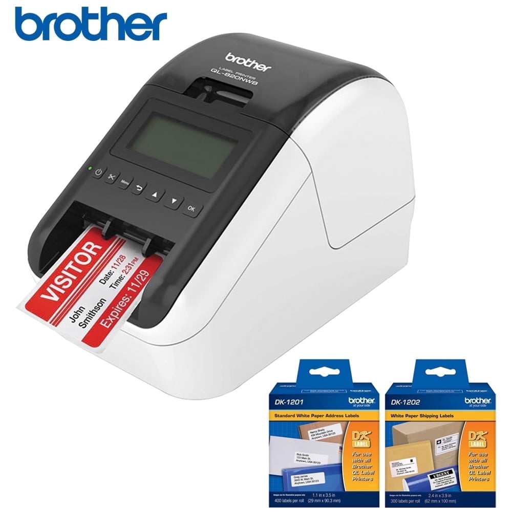 Brother QL-820NWB Professional Ultra Flexible Label Printer with ...
