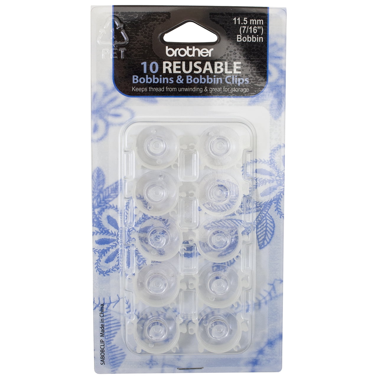Brother Reusable Bobbins and Bobbin Clips - Walmart.com