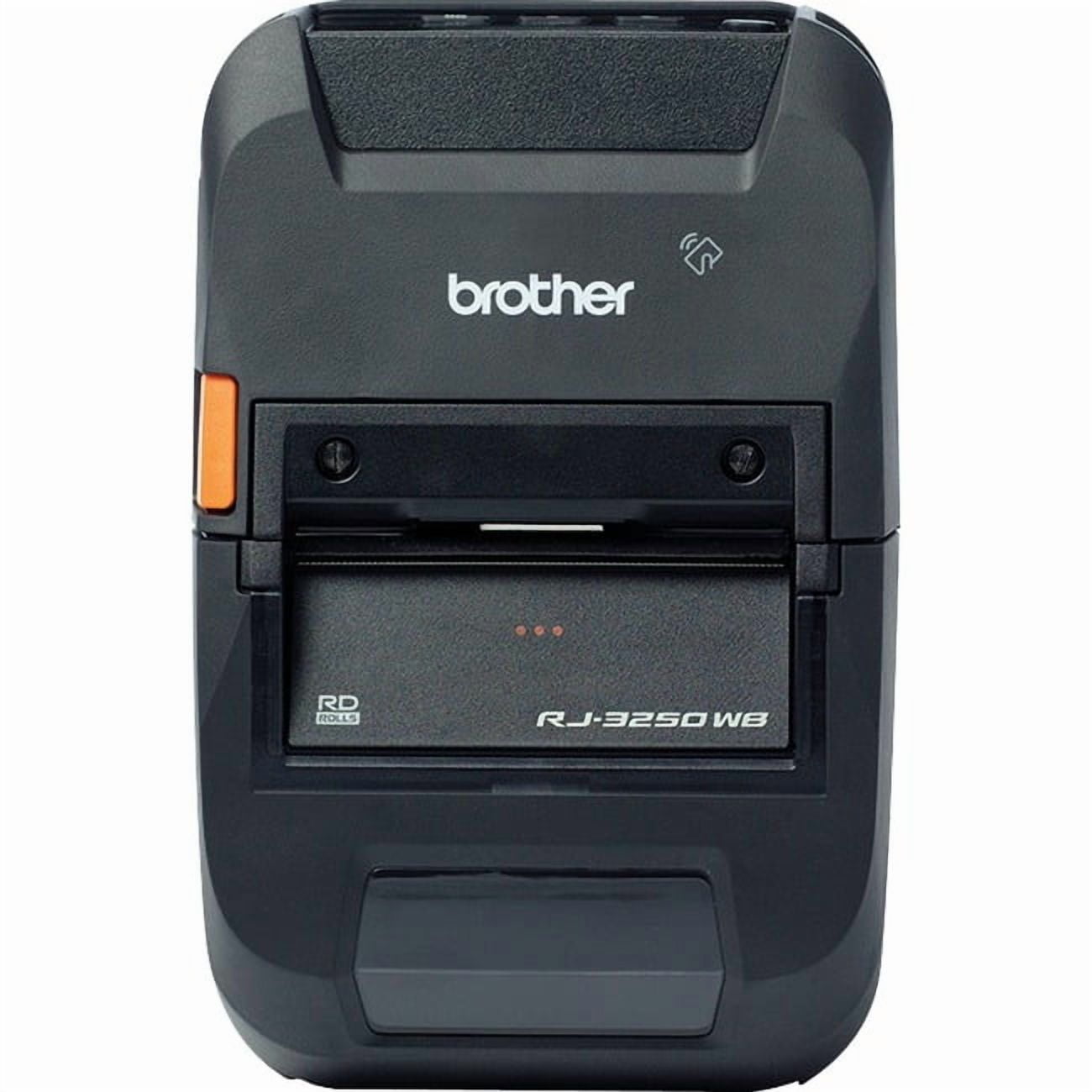Brother RuggedJet Wireless Monochrome Label Receipt Thermal Printer ...