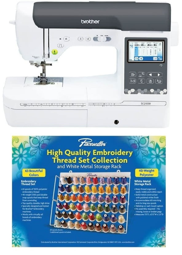 Brother SE2000 Computerized Sewing and Embroidery Machine, ETKS63 ...