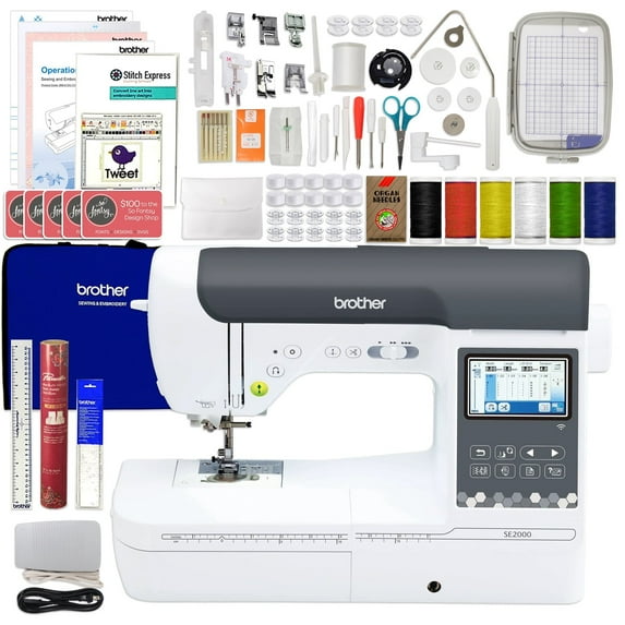Brother SE2000 Stitching & Embroidery Machine with $1,470 Digitizing ...