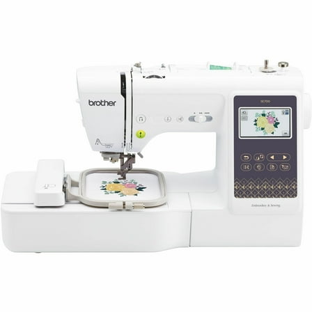 Brother SE700 Embroidery & Sewing Machine with Hoops & Embroidery ...