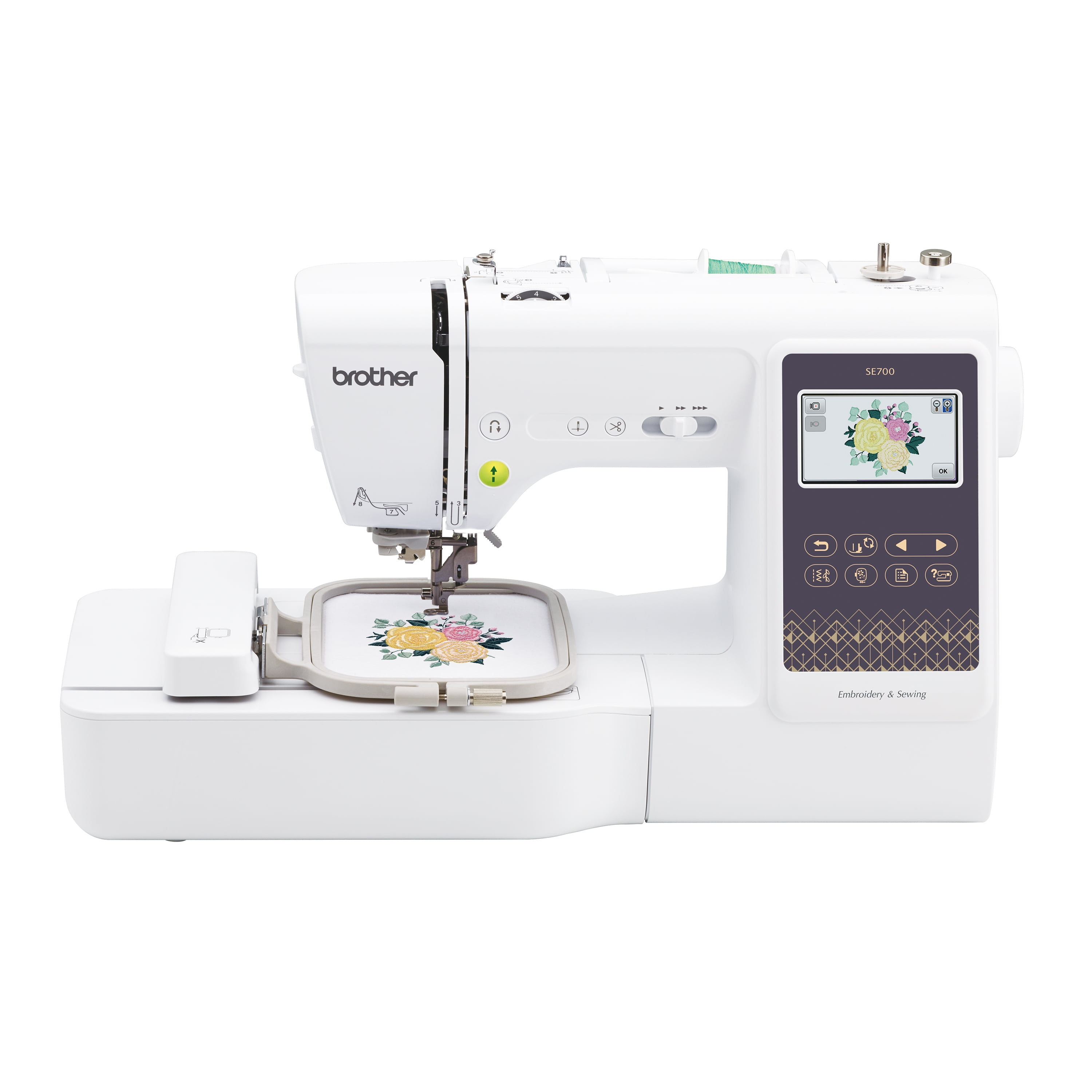Brother SE700 Computerized Sewing & Embroidery Machine with Built-in ...