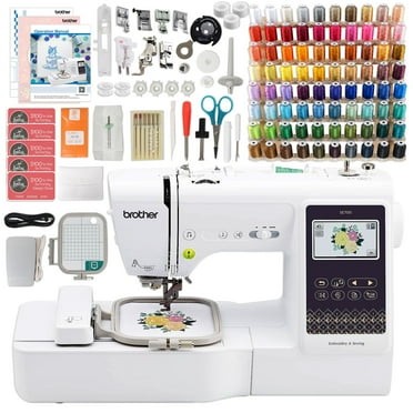 Brother SE700 Beginner Home Sewing and Embroidery Machine with Bonus ...