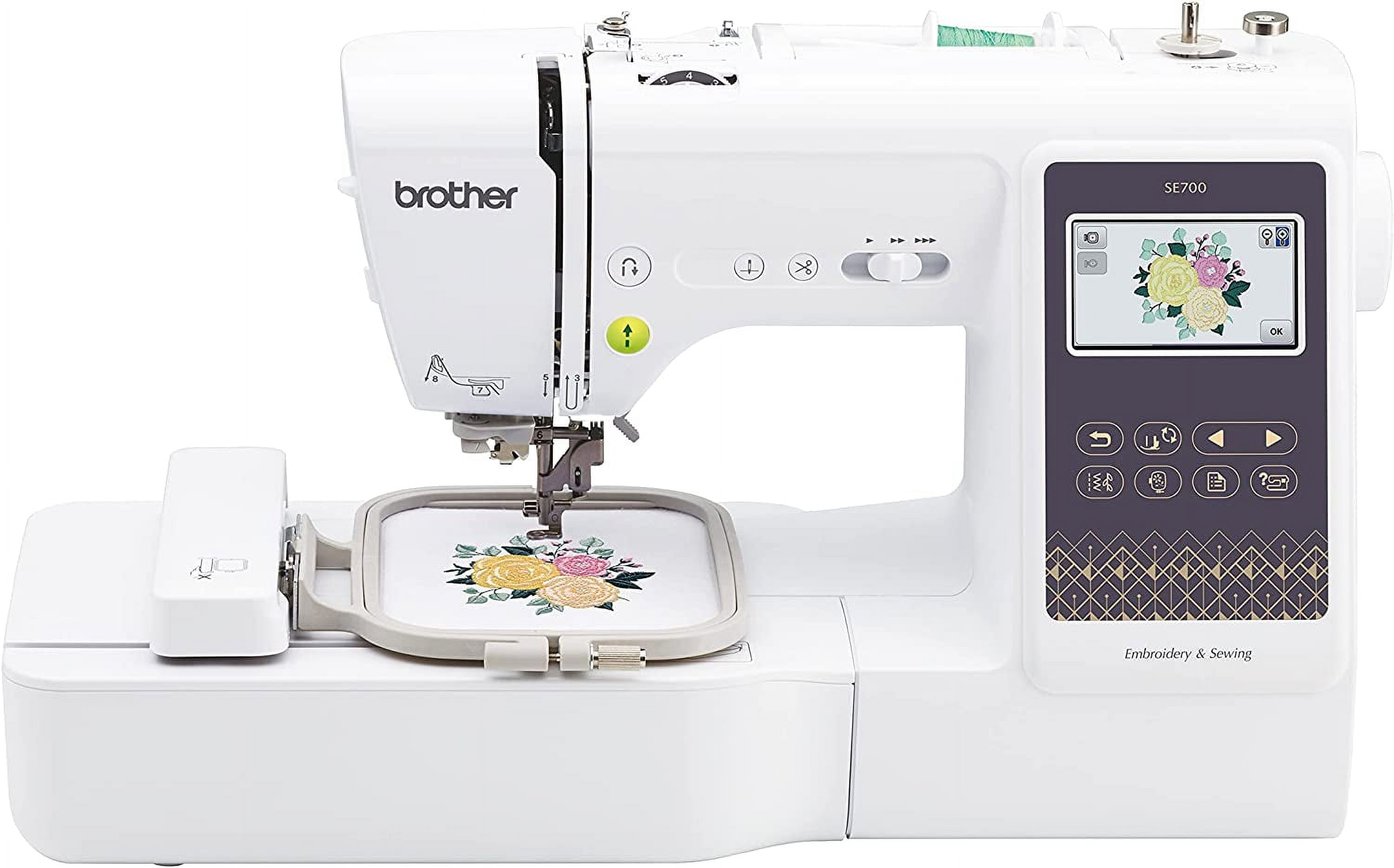 "Brother SE700 Sewing & Embroidery Machine, LAN, 135 Designs, 103 ...