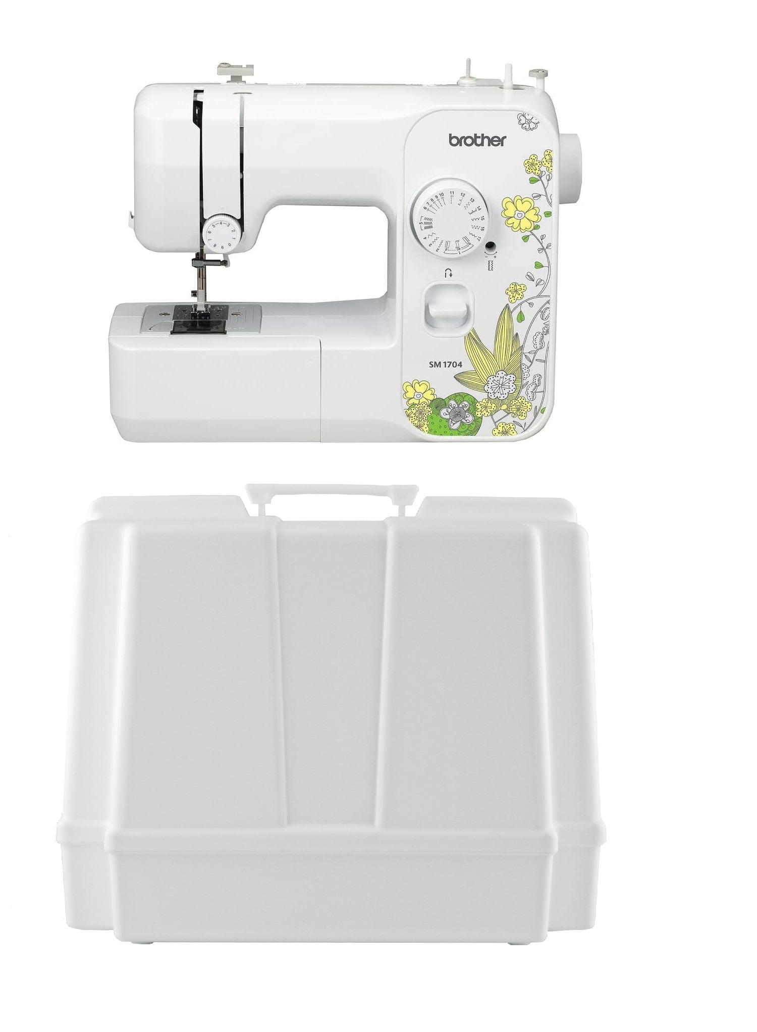 Brother SM1704 Portable 17-Stitch Sewing Machine with 5300A Hard Case ...