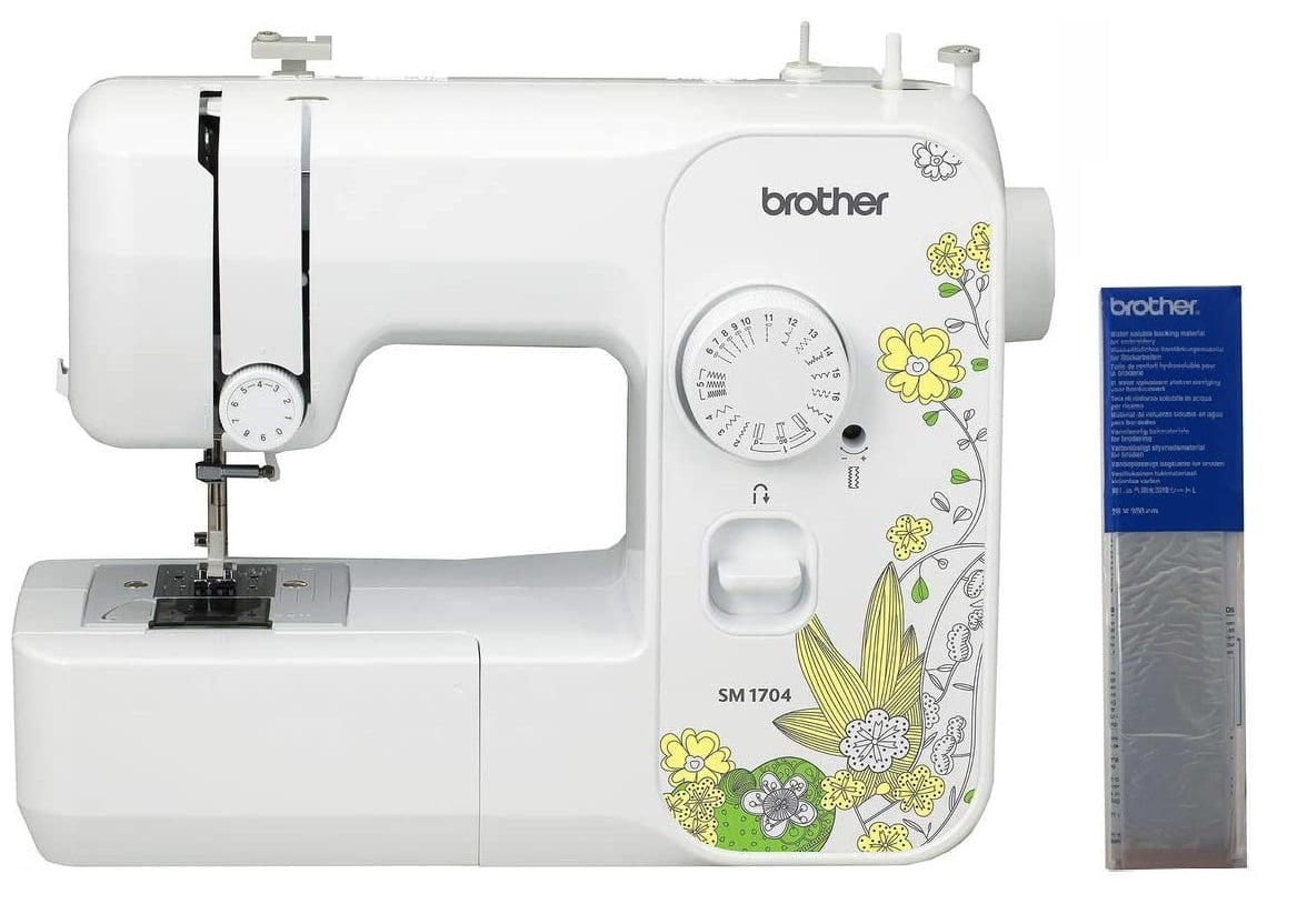 Brother SM1704 17-Stitch Free Arm Sewing Machine and SA520 Water ...
