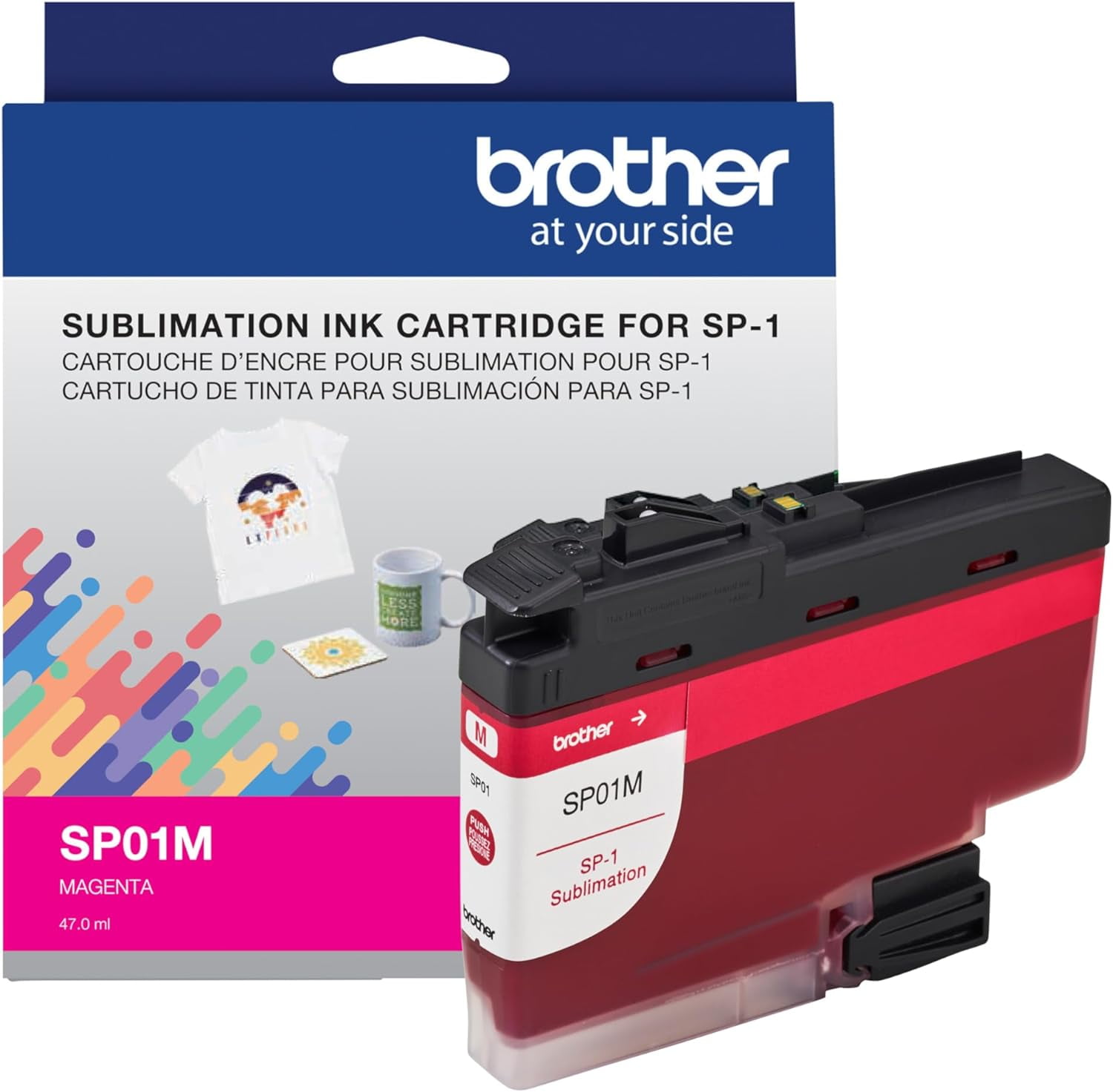 Brother, Sublimation Ink Cartridge, SP01MS, Magenta - Walmart.com