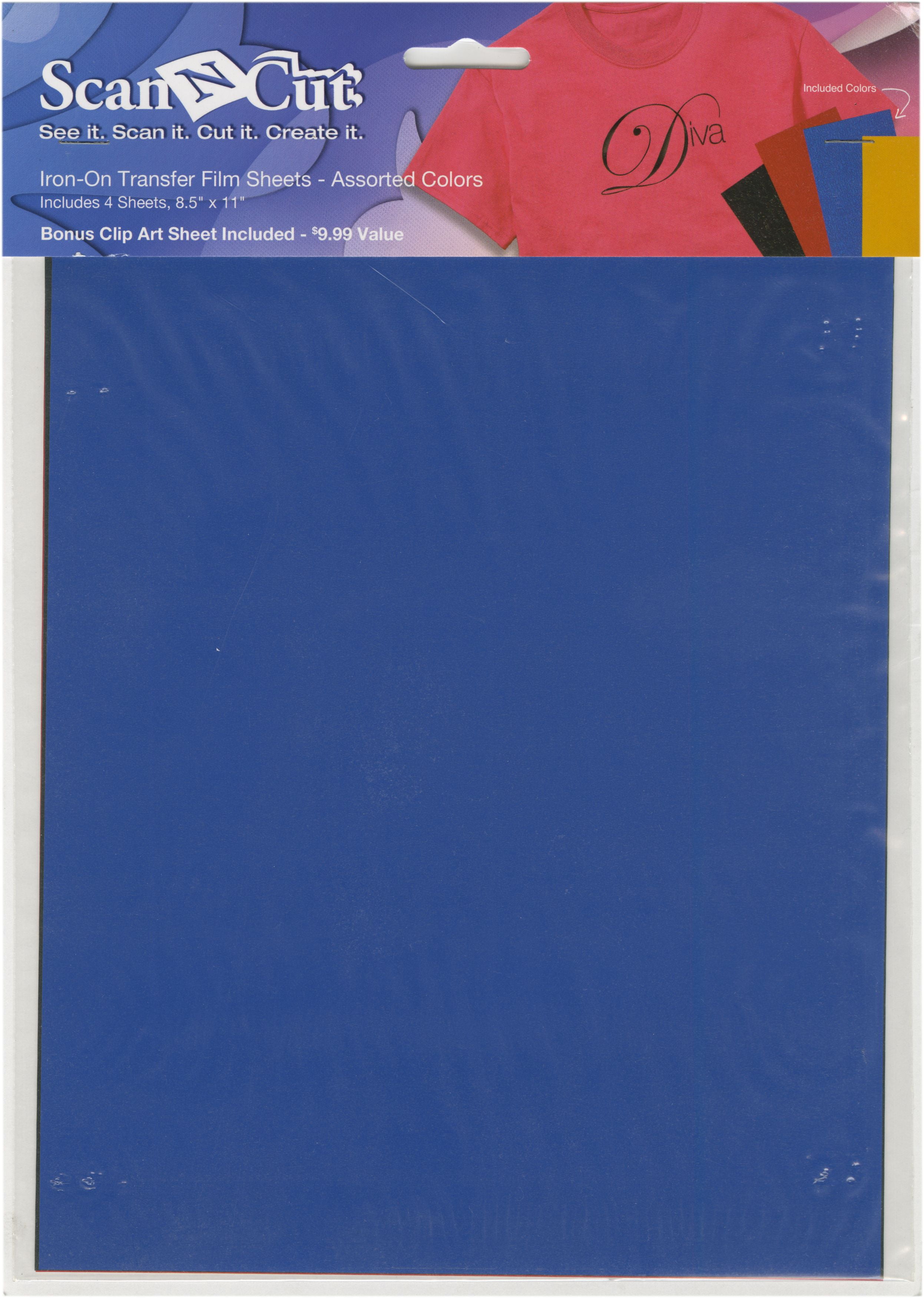Brother ScanNCut 8.5"X11" Iron-On Transfer Film Sheets-Assorted ...