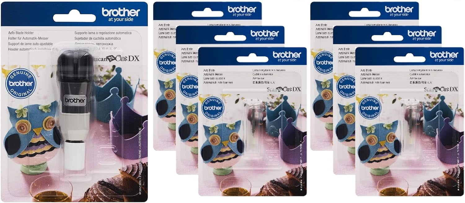 Brother ScanNCut DX Auto Blade Holder CADXHLD1 and 6 CADXBLD1 ...