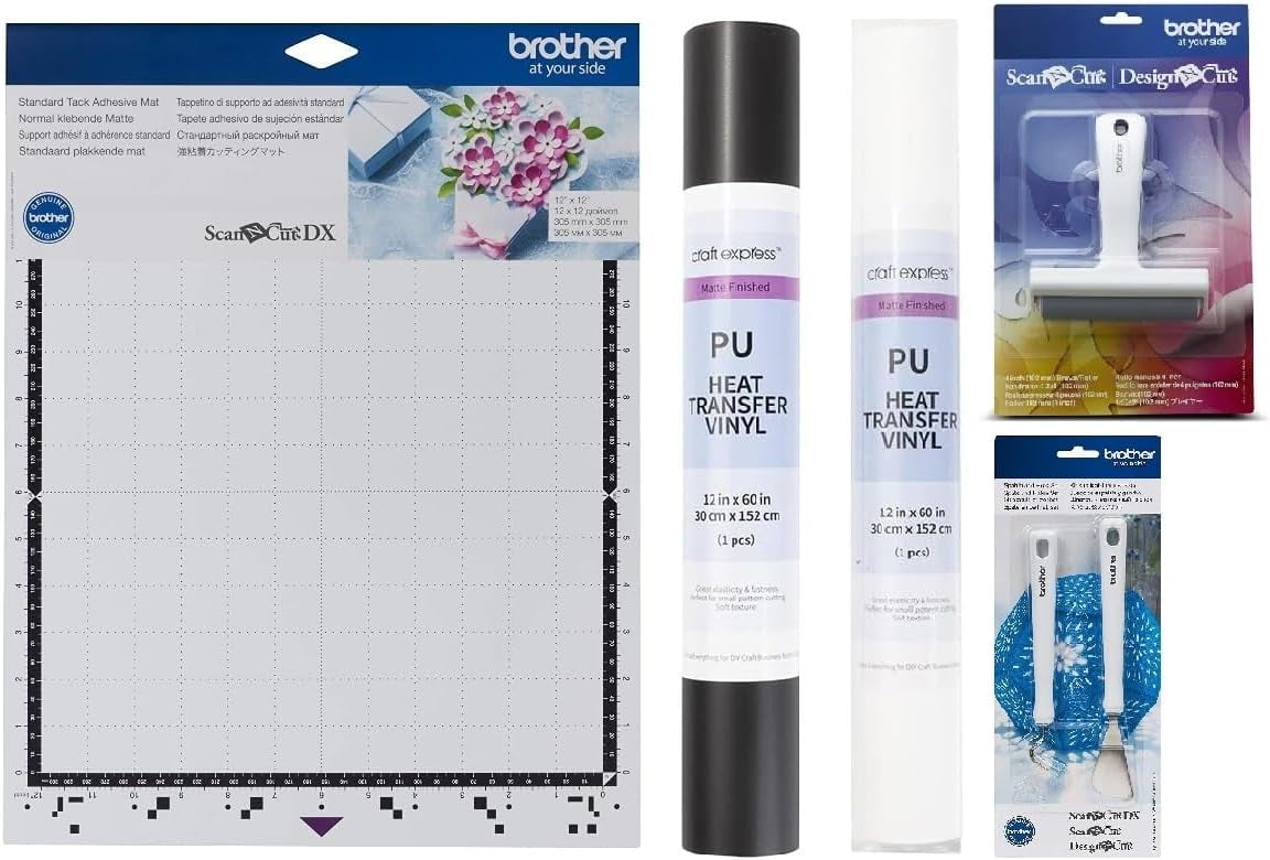 Brother ScanNCut DX Standard Tack Adhesive Mat, Accessory Tools, Craft ...