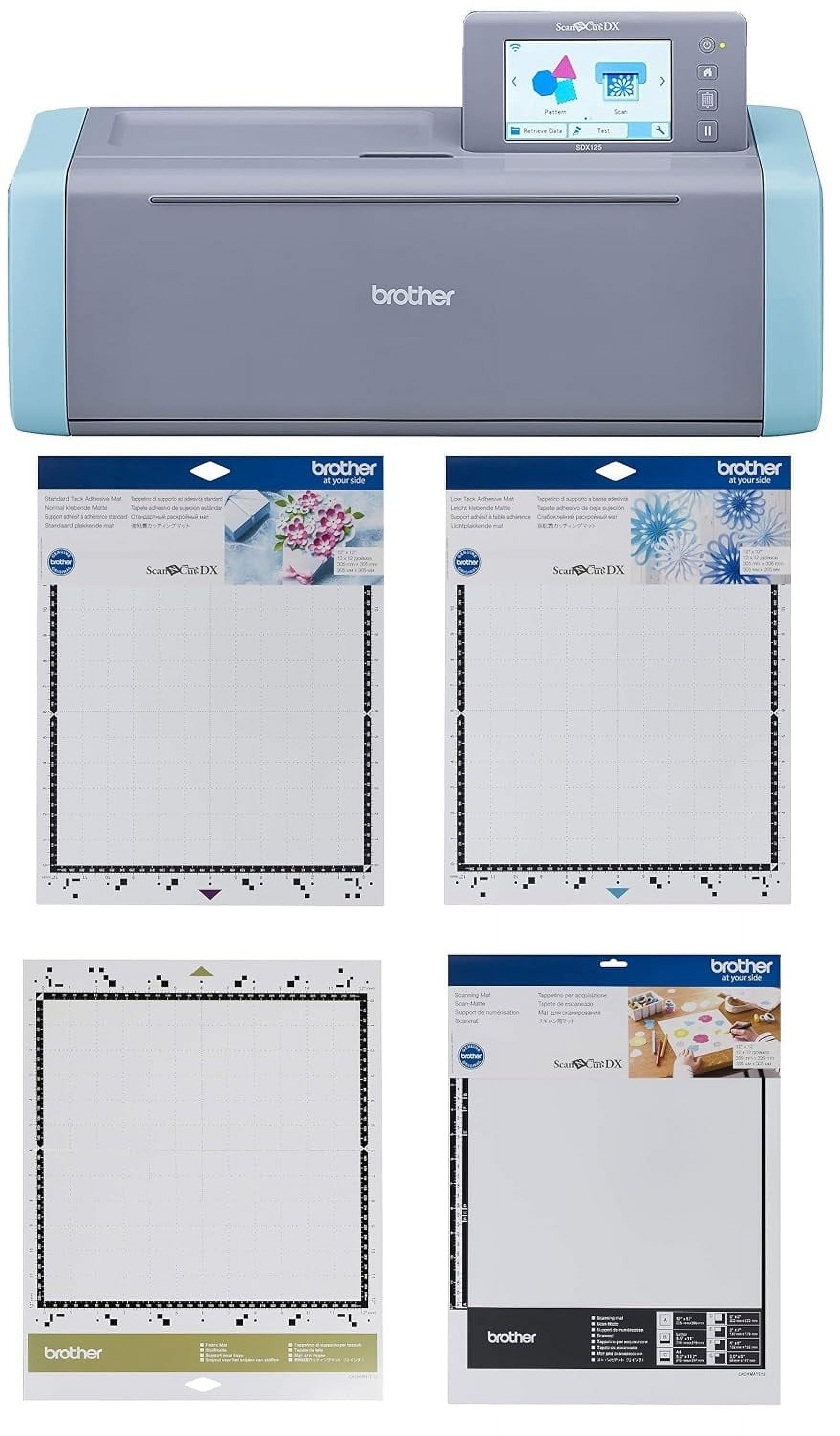 Brother ScanNCut SDX125E Electronic DIY Cutting Machine with Scanner ...