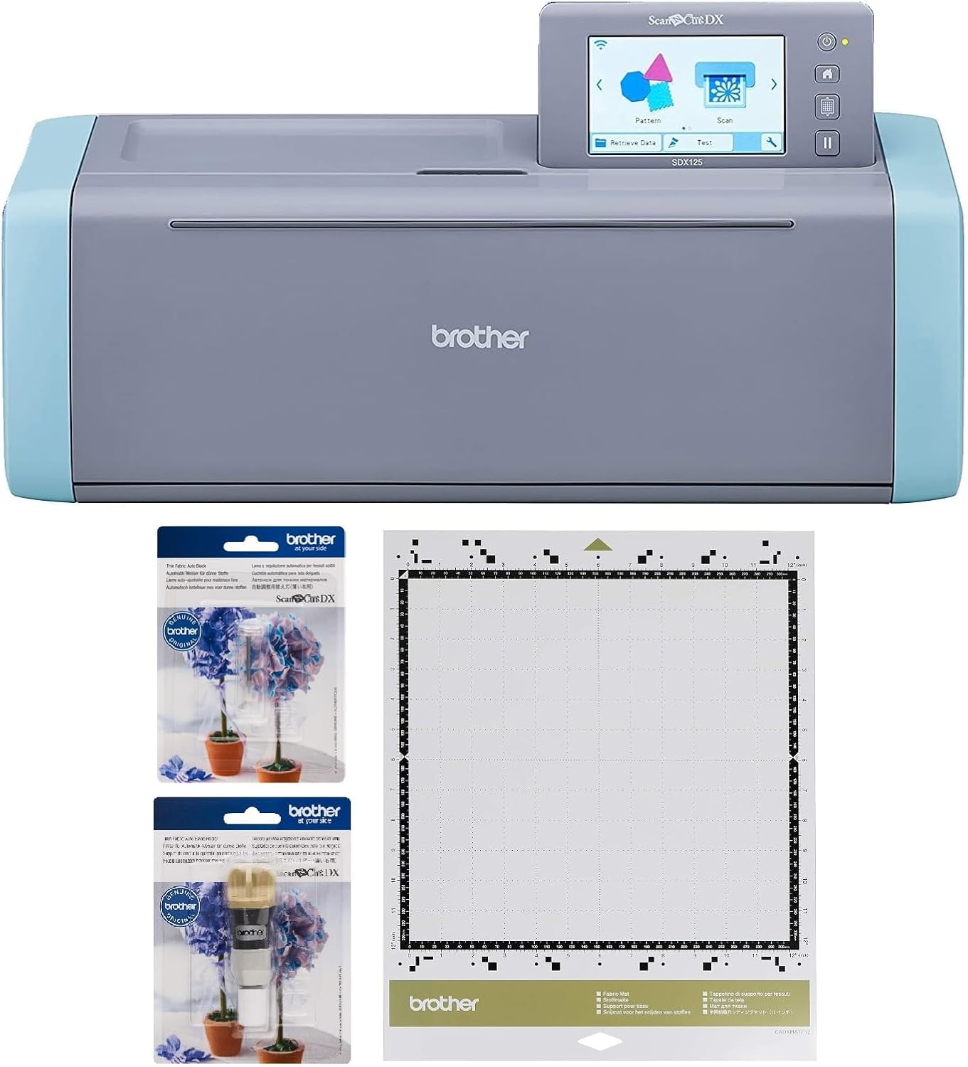 Brother ScanNCut SDX125e DIY Cutting Machine with Scanner, Plus Thin ...