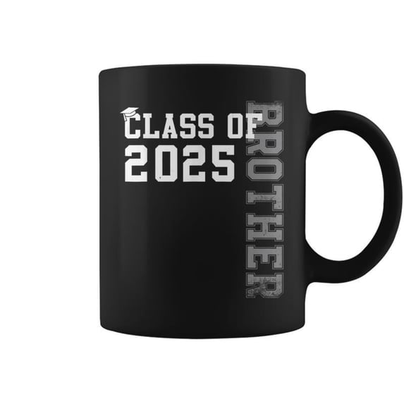 Brother Senior 2025 Proud Brother Of A Class Of 2025 Coffee Mugs ...