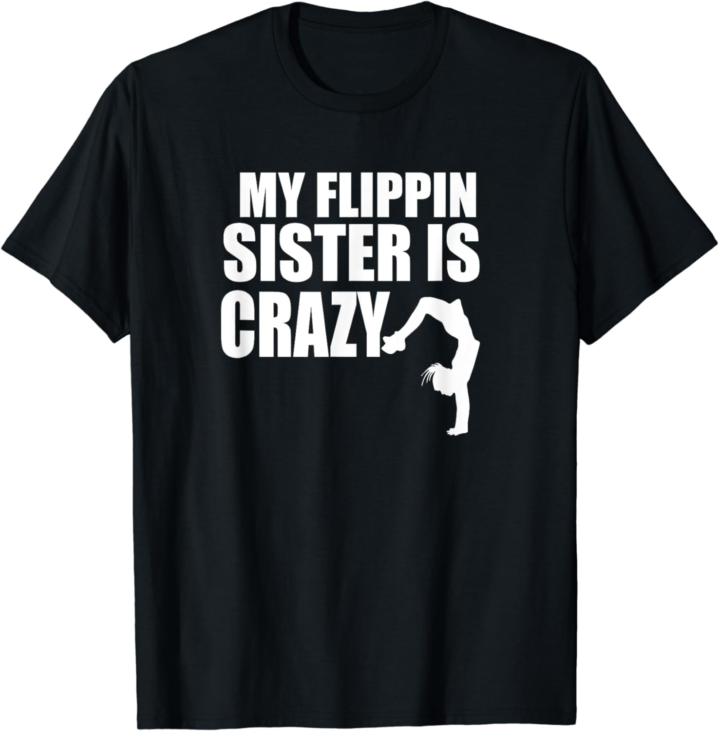 Brother Sister Gymnastics Tumbling Fun Cute Gymnast Flips T-Shirt ...