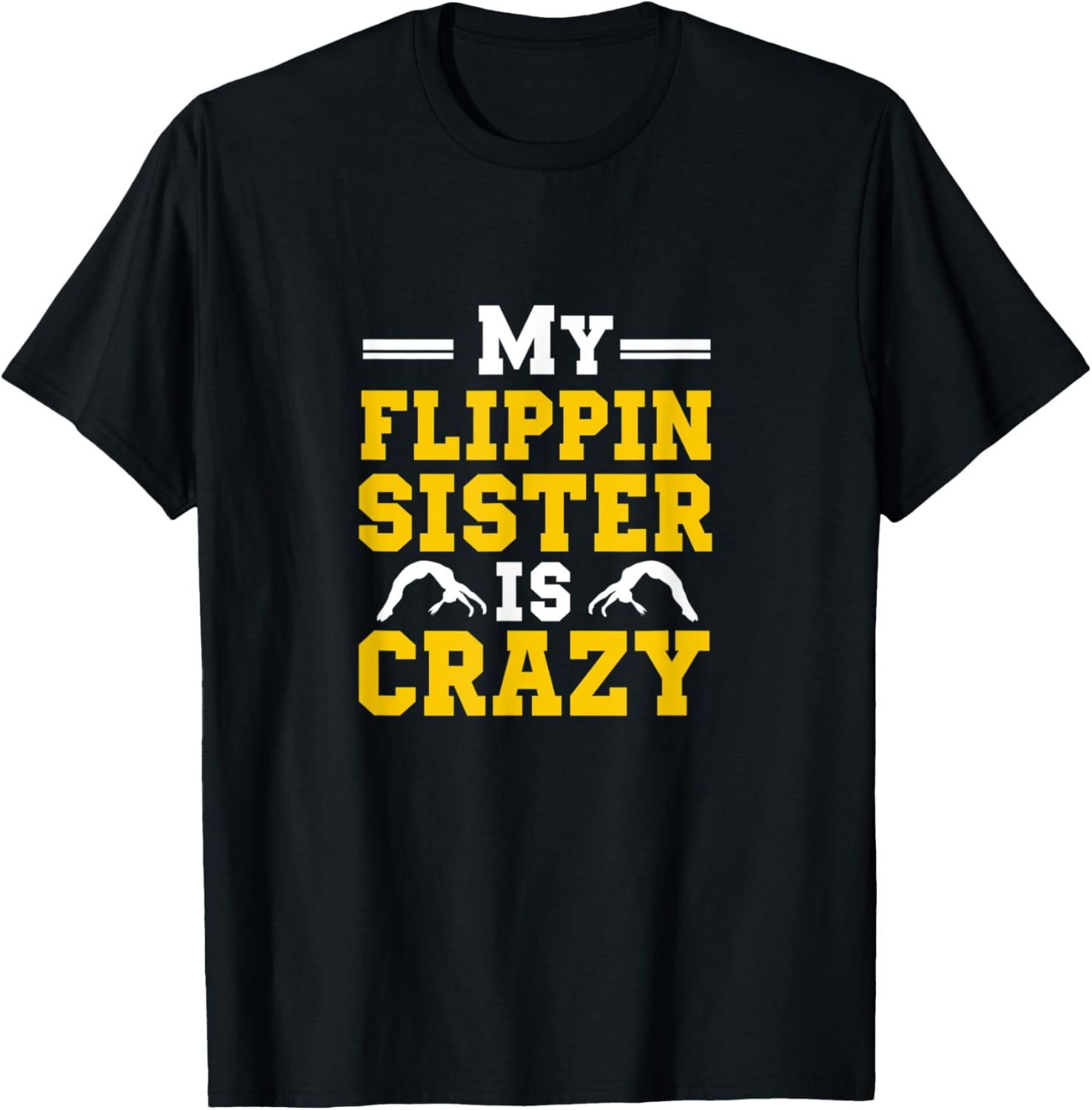 Brother Sister Gymnastics Tumbling Fun Cute Gymnast Sibling T-Shirt ...