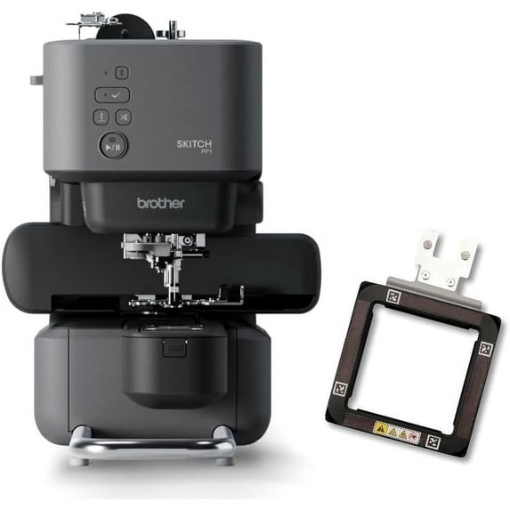 Brother Skitch Single-Needle Embroidery Machine and Magnetic Narrow ...