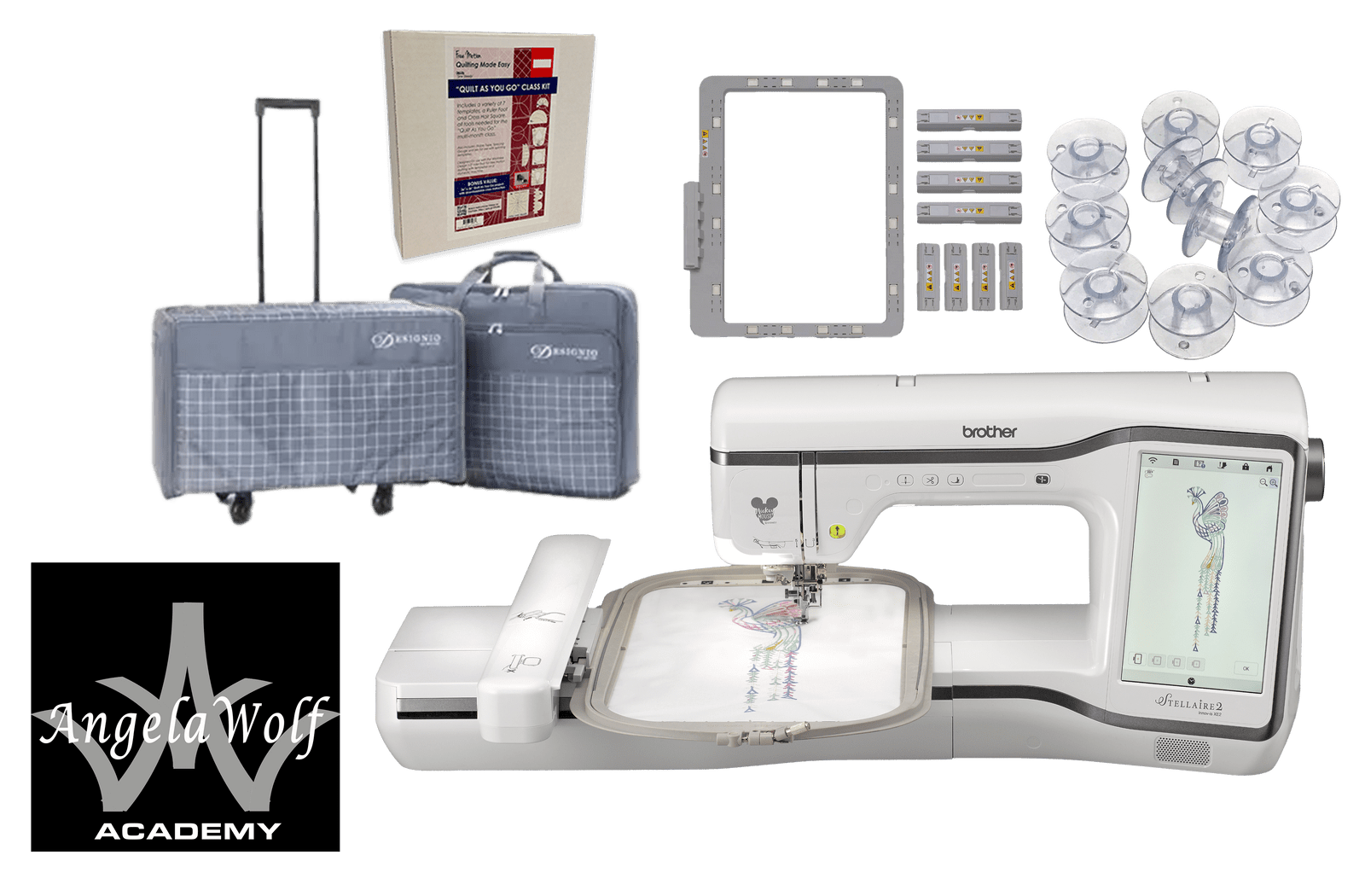 Brother Stellaire 2 Innov-is XE2 Embroidery Machine 14x9.5 with ...