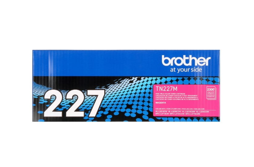 Brother TN-227M High-Yield Magenta Toner Cartridge – Genuine Brother ...