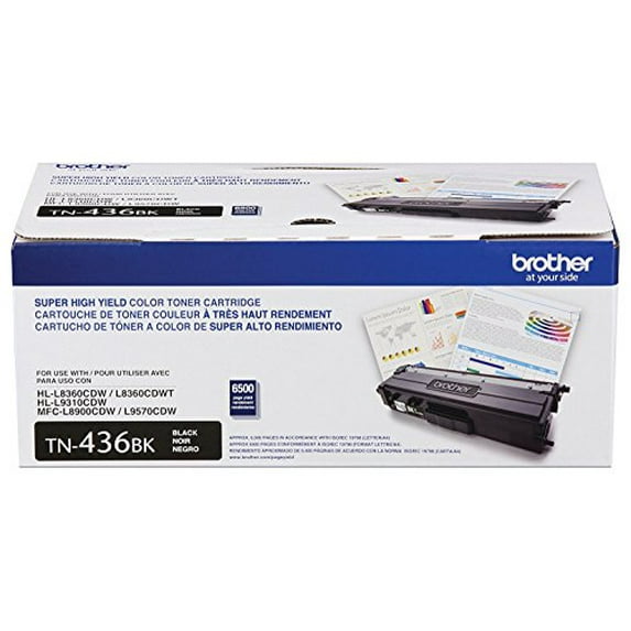 Brother TN-436BK Super High Yield Toner Black, 6500 Pages - Walmart.com