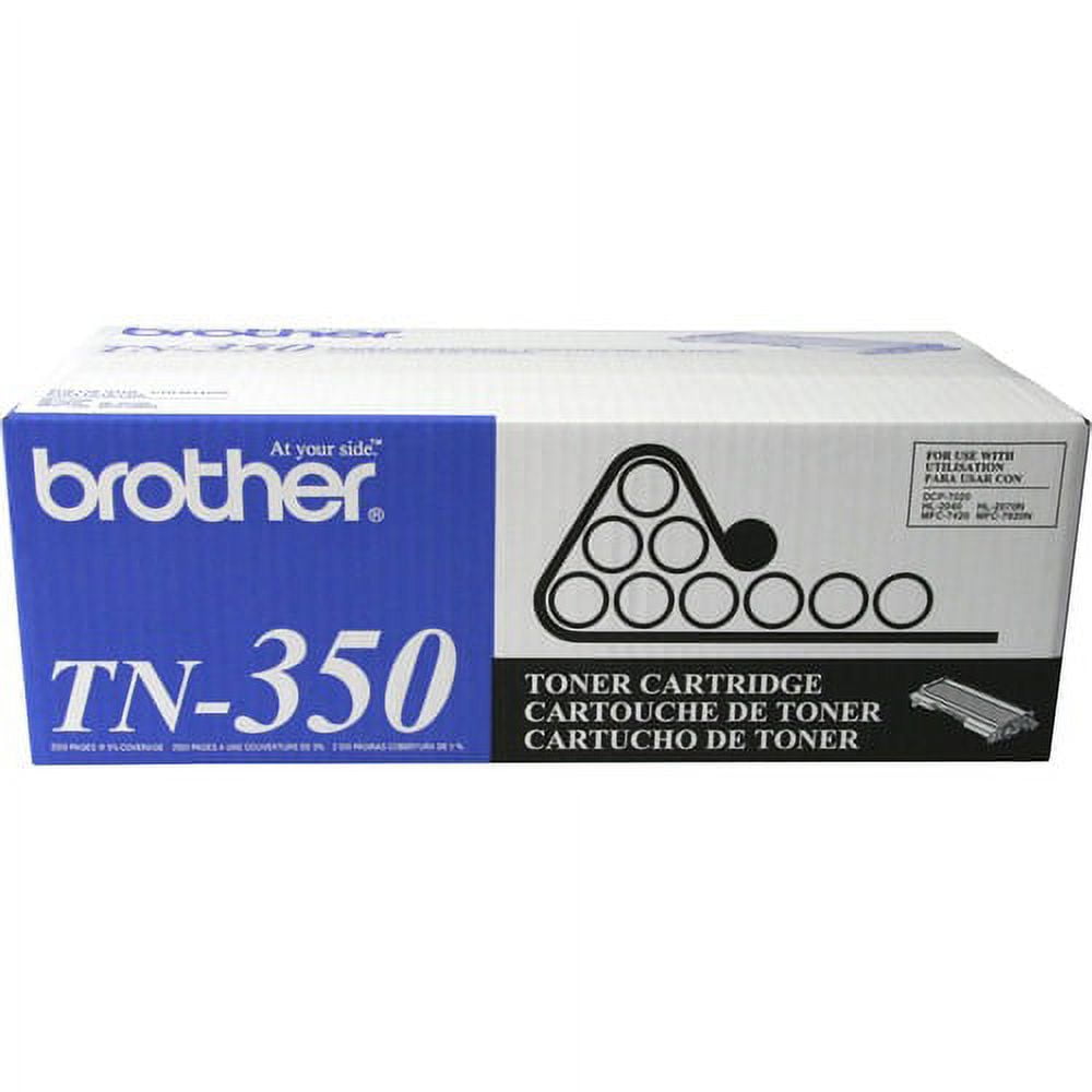 Brother TN350 Original Toner Cartridge - Laser - 2500 Pages - Black - 1 ...