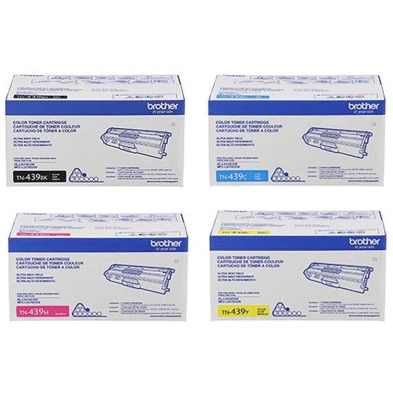 Brother TN439 Ultra High Yield Black/ Cyan/ Yellow/ Magenta Toner ...