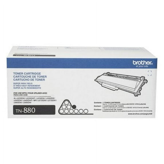 Brother TN880 Super High Yield Laser Printer Toner Cartridge (12,000 ...