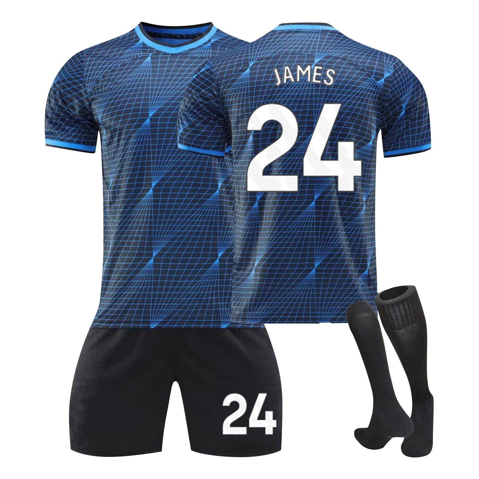 Brother Teddy 23-24 Chelsea Away Jerseys 3 Piece, New Season #24 JAMES ...