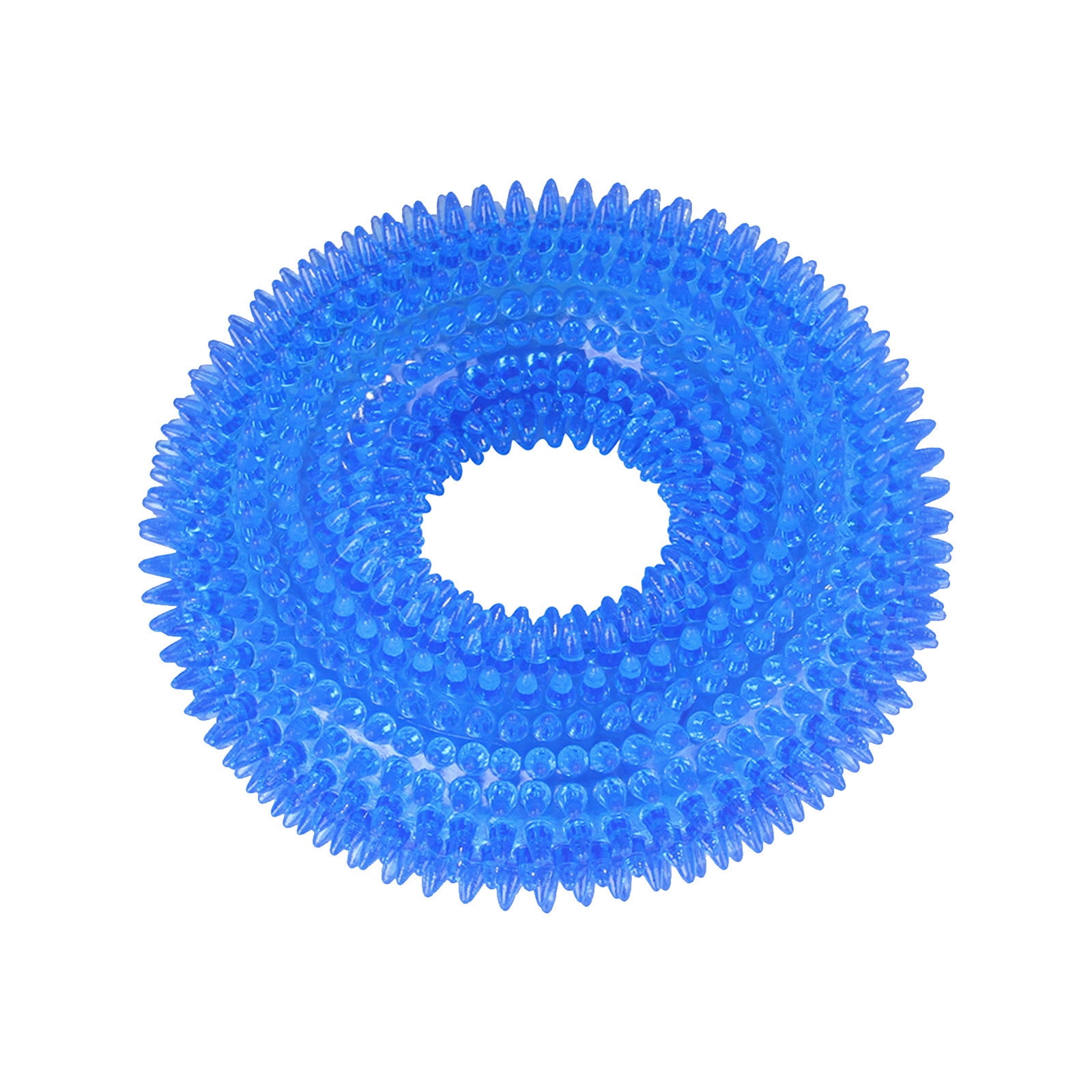 Brother Teddy Donut-Shaped Interactive Dog Chew Toys, Colorful Dog Toys ...
